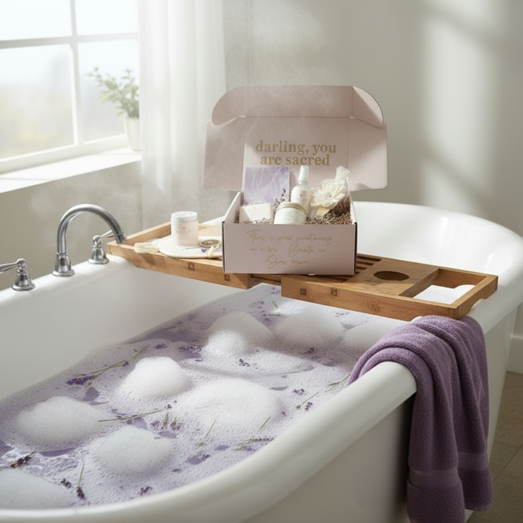 BeWell Spa Light – Lavender Sanctuary Ritual Box | BeWell Darling ...