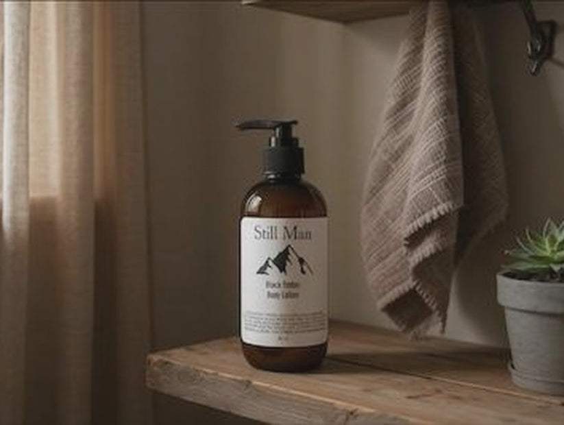 Still Man -Black Timber Body Lotion – BeWellDarling